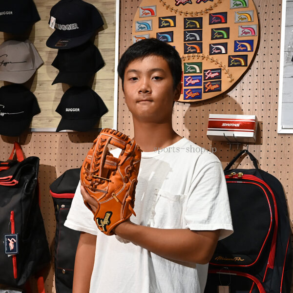 二宮町 悠斗選手 久保田スラッガー 硬式用 グラブ KSG-TA6 オレンジ 湯もみ 型付け オイル 加工 スラッガー 硬式 グローブ 神奈川 | 野球用品専門通販【スポーツショップたまき】